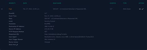 Soc167 — Ls Command Detected In Requested Url Knan1337x Medium