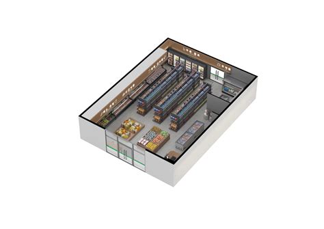 마트 인테리어 3d 공간 모델링 포트폴리오 크몽
