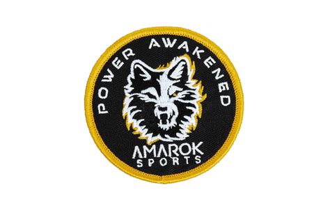 Large Patch Amarok Black Airsoft Asg Militaria