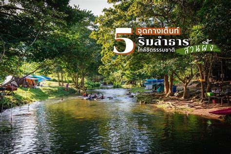 5 จุดกางเต็นท์ริมลำธาร สวนผึ้ง นอนฟังเสียงน้ำไหล ใกล้ชิดธรรมชาติ