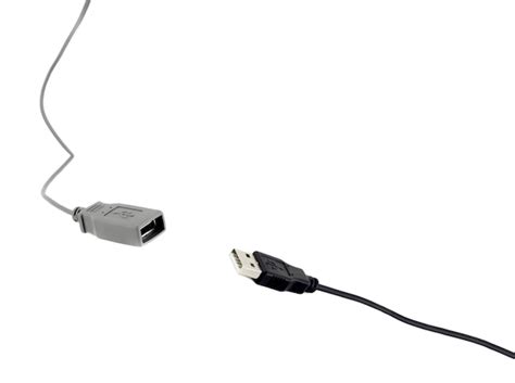 Premium Photo Usb Cables On White Background