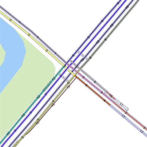 Road Segments Around An Intersection And Their Ids Download