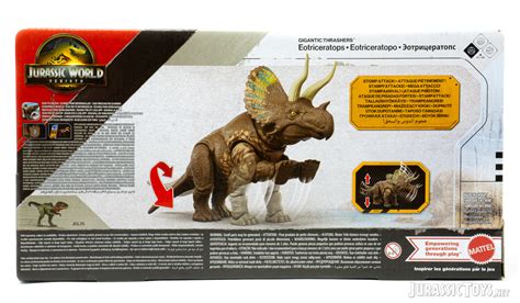 Gigantic Thrashers Eotriceratops Jurassic Toys The Museum