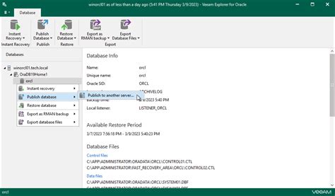 Step 1 Launch Publish Wizard Veeam Backup Explorers Guide