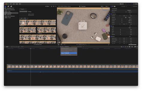 How To Rotate Upside Down Top Down Camera Footage Using The Final Cut Pro Browser Matthew