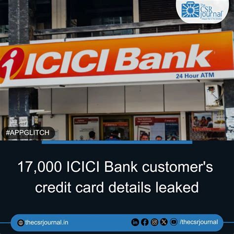 The Csr Journal On Linkedin Icicibank Databreach Cybersecurity Digitalbanking Customerdata