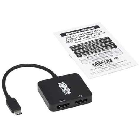 USB C To Dual DisplayPort K MST Adapter Eaton