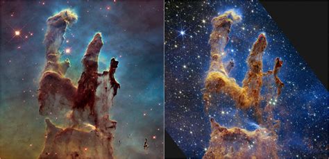 Les Piliers De La Création Lune Des Plus Belles Vues Du Cosmos