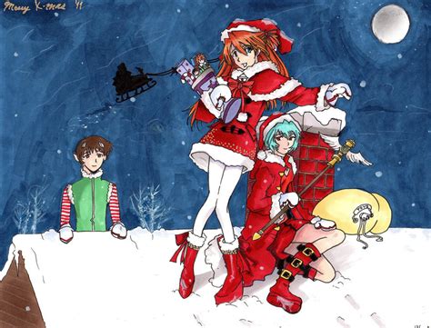 An Evangelion Christmas By Jtrudy On Deviantart