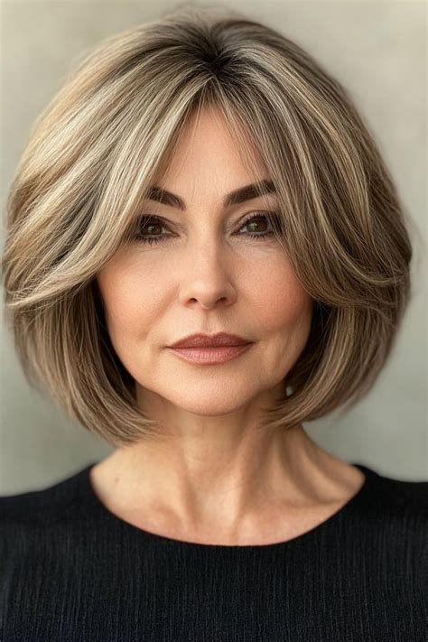 26 Most Flattering Layered Hairstyles For Women Over 50
