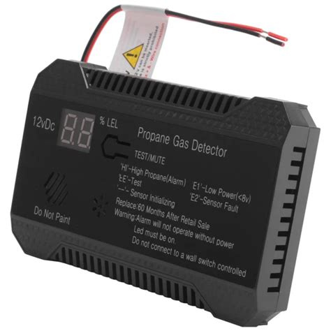 Propane Detector 12v Lpg Natural Gas Sensor Leak Alarm 85db Siren For