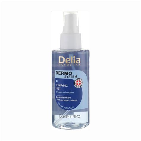 Тонизирующий спрей для лица, шеи и декольте Delia Cosmetics Dermo ...