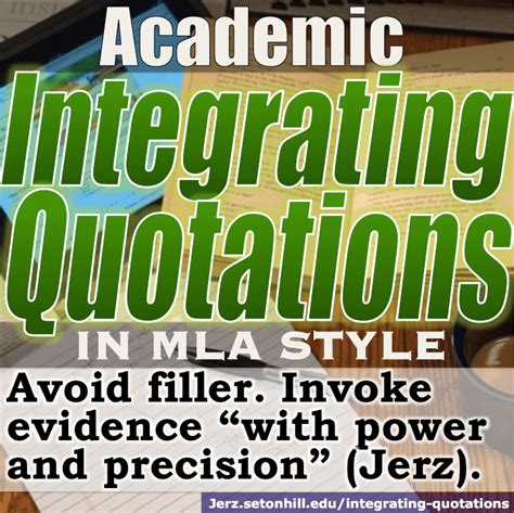Quotations Integrating Them In Mla Style Papers Jerzs Literacy Weblog Est 1999