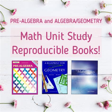 Pre Algebra And Algebra Geometry Peppermint Stick Learning Company