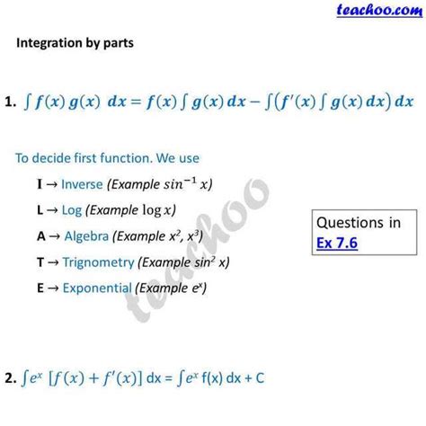 Integration Formulas Trig Definite Integrals Class PDF