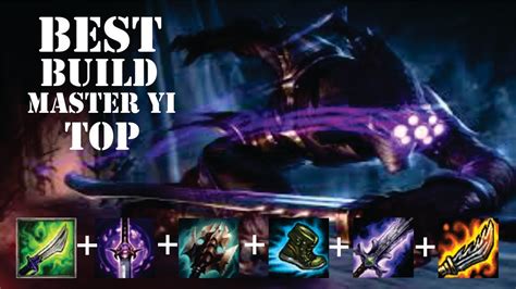Best Build Master Yi Top Season 6 Youtube