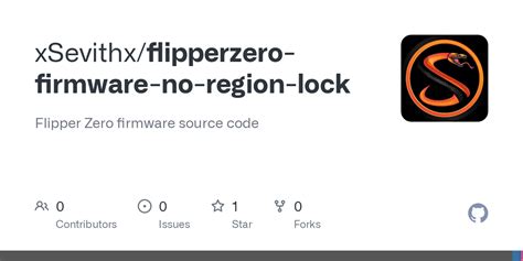 GitHub XSevithx Flipperzero Firmware No Region Lock Flipper Zero Firmware Source Code