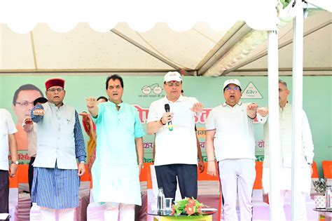 मुख्यमंत्री श्री पुष्कर सिंह धामी ने बुधवार को गाँधी पार्क देहरादून में