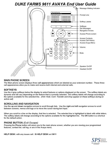 Avaya J139 Ip Phone User Manual