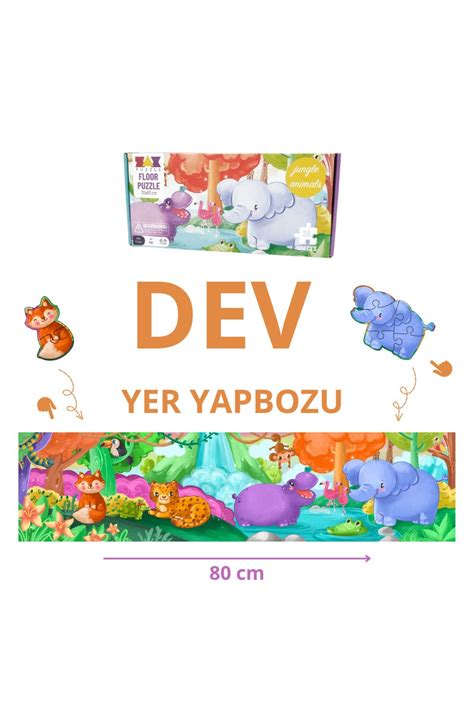 Zax Puzzle Dev Yer Yapbozu Jungle Animals orman Hayvanları Fiyatı