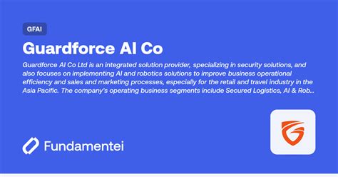 Gfai Guardforce Ai Co Fundamentei