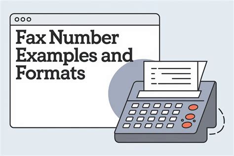 Fax Number Examples And Formats A Comprehensive Guide By Fax Website Fax Near Me And Fax