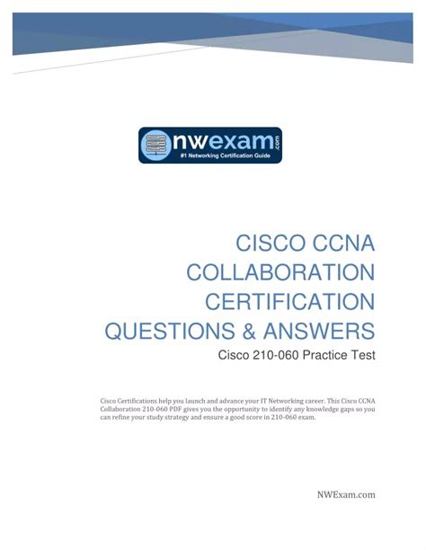 PPT Cisco CCNA Collaboration Certification Questions Answers PowerPoint Presentation ID