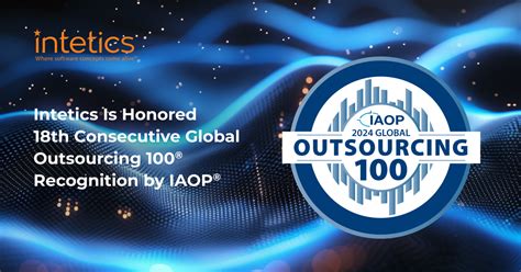 Intetics Is In The 2024 Global Outsourcing 100 List By IAOP