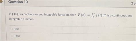 solved if f t is a continuous and integrable function then