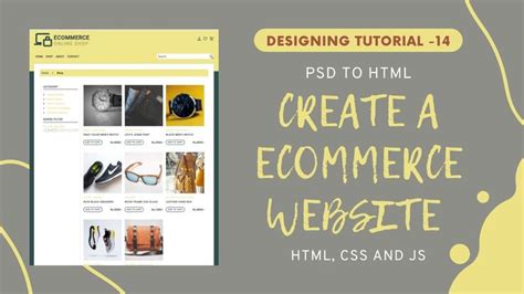 Build An Ecommerce Website With HTML CSS And JS
