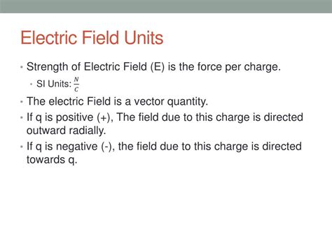 Ppt The Electric Field Powerpoint Presentation Free Download Id