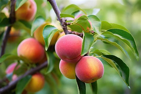 나무에 복숭아 경북 과수원 과실수 배경 일러스트 및 사진 무료 다운로드 Pngtree