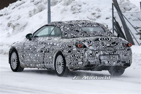 Mercedes Caught Snow Testing New C Class And S Class Cabrios Mbworld