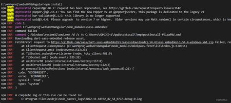Npm Start Err解决方法npm Start 出现错误 Downloading Csdn博客