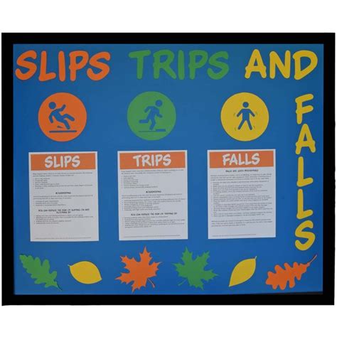 Slips Trips And Falls Bulletin Board Workplace Safety Vrogue Co