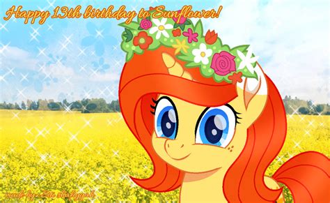 Lot Happy Late Birthday To Sunflower By Tanahgrogot On Deviantart