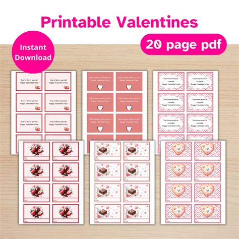 Sweet Mini Printable Valentines Photo Books By Brandi