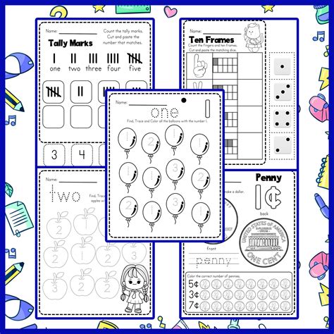 Preschool Math Worksheets Made By Teachers