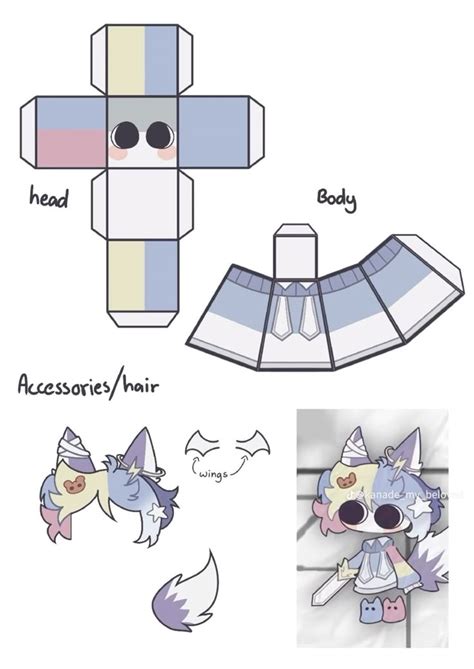 Zeyo 3 Fpe Papercraft In 2024 Paper Doll Template Easy Paper