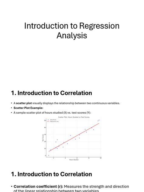 Introduction To Regression Analysis Pdf Linear Regression Regression Analysis
