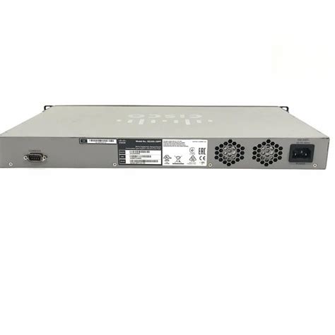 cisco sg300 28pp poe network switch wan capable silver and black at