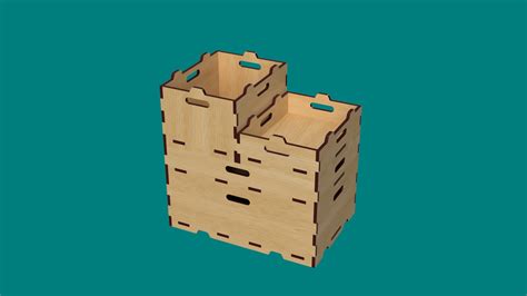 Stackable Box 6 Box Set Modular Boxes Plywood Boxes Cnc Cut Files