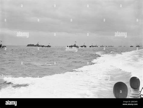 D Day Armada 1944 Black And White Stock Photos Images Alamy