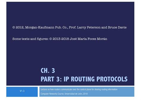 Pdf Ch 3 Part3 Ip Routingprotocolspaloaltounileonescnlectcn Ip