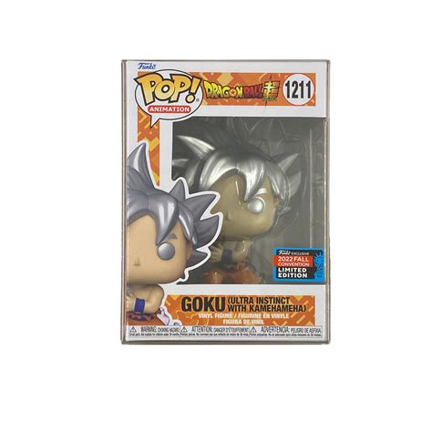 Funko Pop Dragonball Super Goku Ultra Instinct With Kamehameha 2022 Nycc Fall Convention
