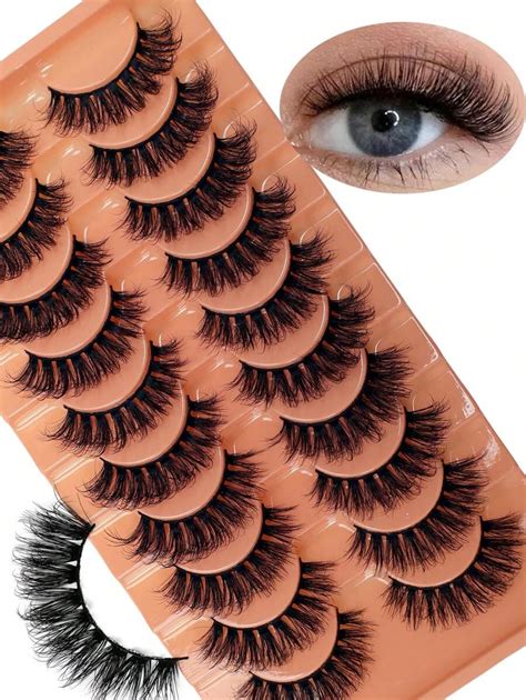 Pairs Of European And American Synthetic Fiber Explosive False Eyelashes D Thick And Fluffy