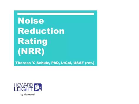 PPT Noise Reduction Rating NRR PowerPoint Presentation Free Download ID 6208303