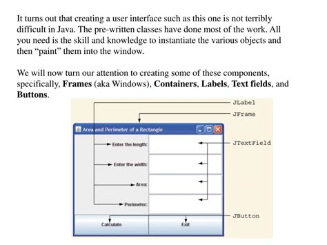 Ppt Graphical User Interface Gui And Object Oriented Design Ood