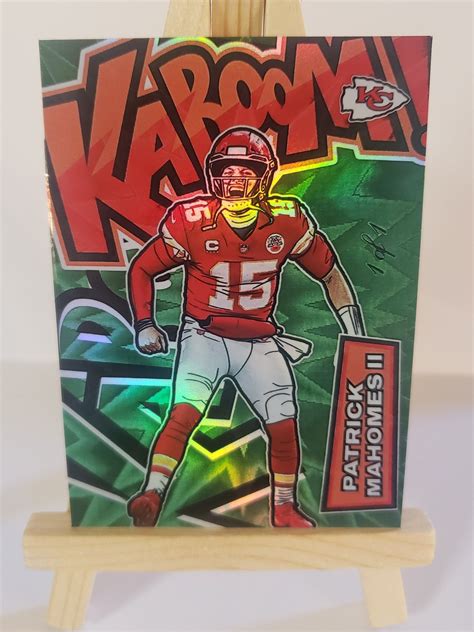 Patrick Mahomes 2022 Panini Absolute Kaboom Novelty Nfl Etsy