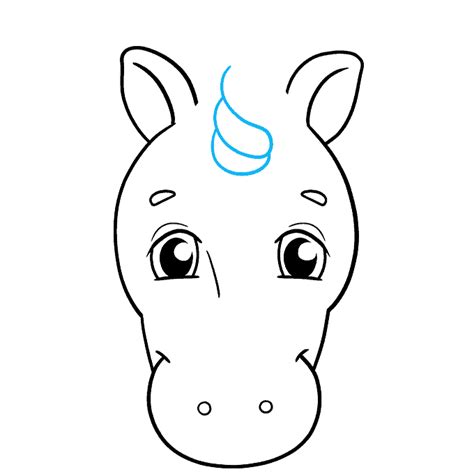 How To Draw An Easy Unicorn Face Really Easy Drawing Tutorial